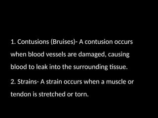 Soft Tissue Injuries Topic under Trauma. | PPT