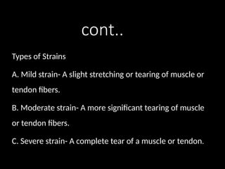 Soft Tissue Injuries Topic under Trauma. | PPTX