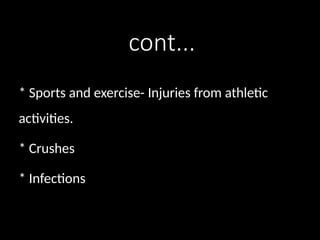 Soft Tissue Injuries Topic under Trauma. | PPTX