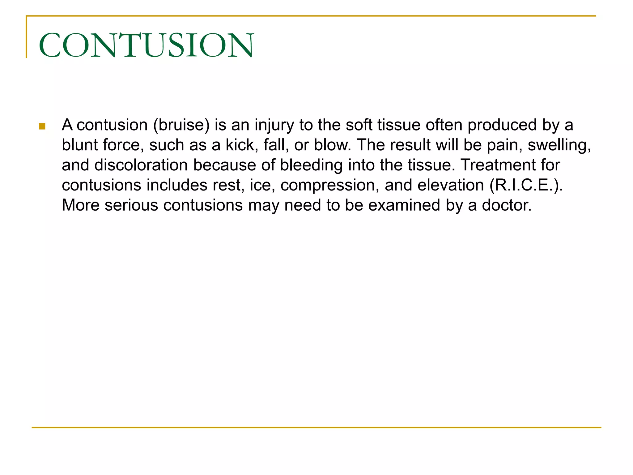 Soft tissue injuries | PPT