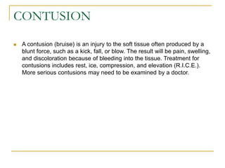 Soft tissue injuries | PPT