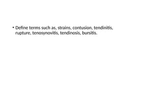Soft Tissue Injuries - Mechanism of injury of.pptx