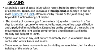 Soft Tissue Injuries - Mechanism of injury of.pptx