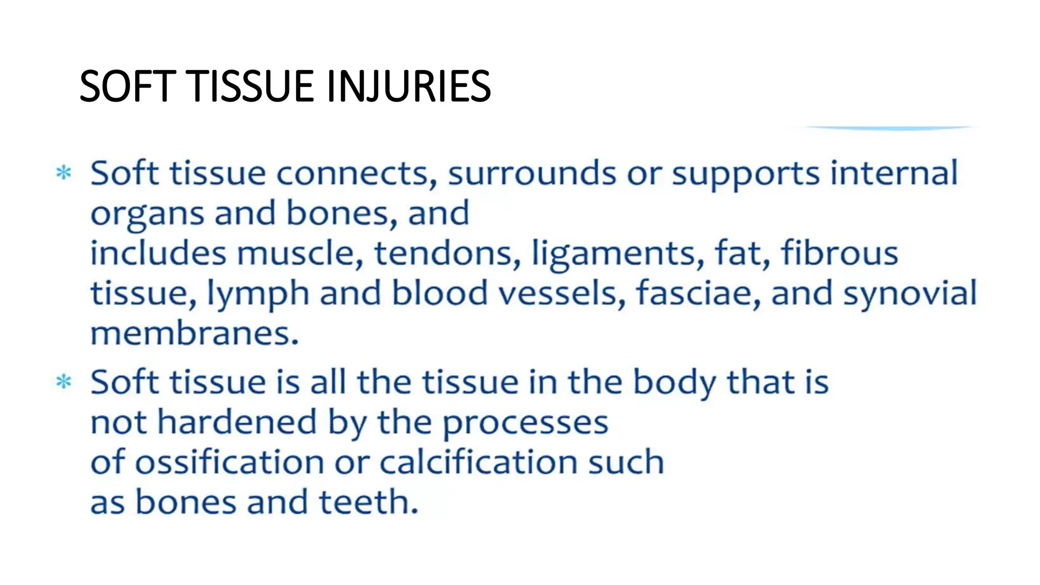soft tissue injury for medical students and teachers | PPT