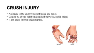 Skin and soft tissue injuries of the human body | PPTX