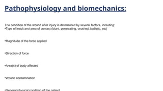 Soft Tissue Injury/Handling in orthopedics. | PPTX