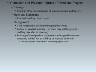 soft tissue injury and fractures of forearm, wrist and hand.ppt