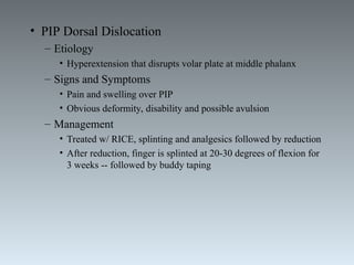 soft tissue injury and fractures of forearm, wrist and hand.ppt