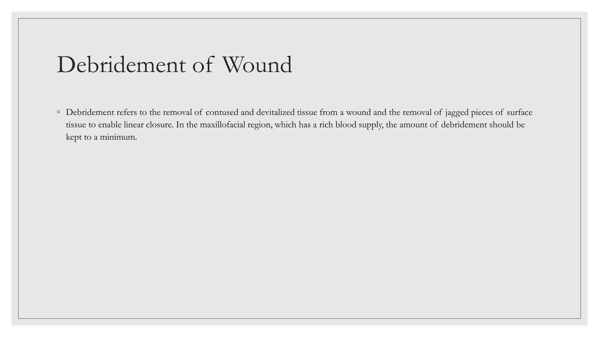Soft tissue injury in Maxillofacial Trauma | PPTX
