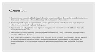 Soft tissue injury in Maxillofacial Trauma | PPTX