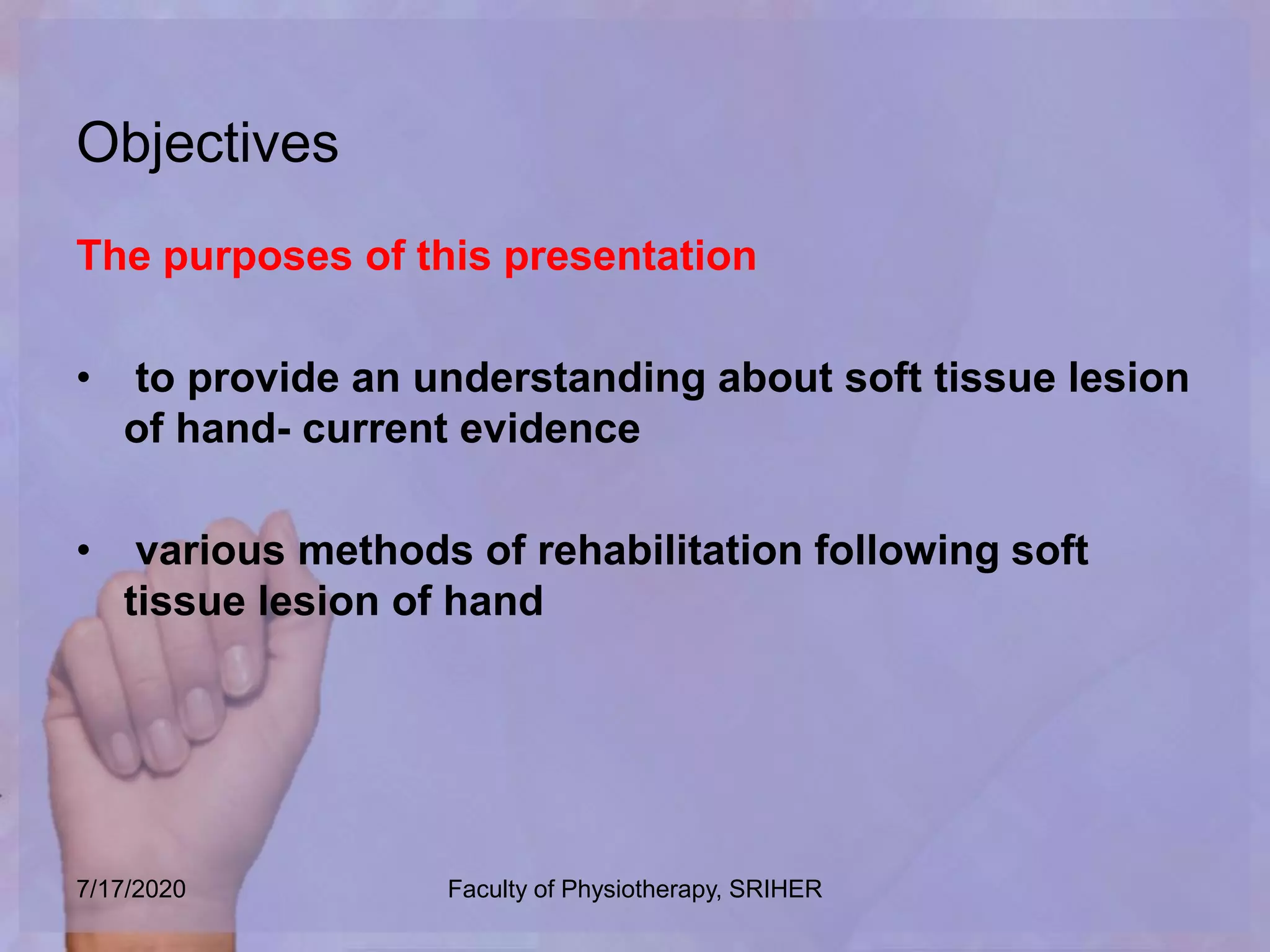 Soft tissue lesion hand | PPTX