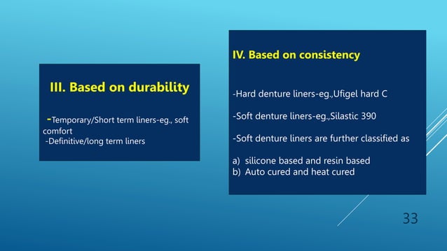 soft tissue liners and tissue conditioners - Copy.pptx | Dental Health ...