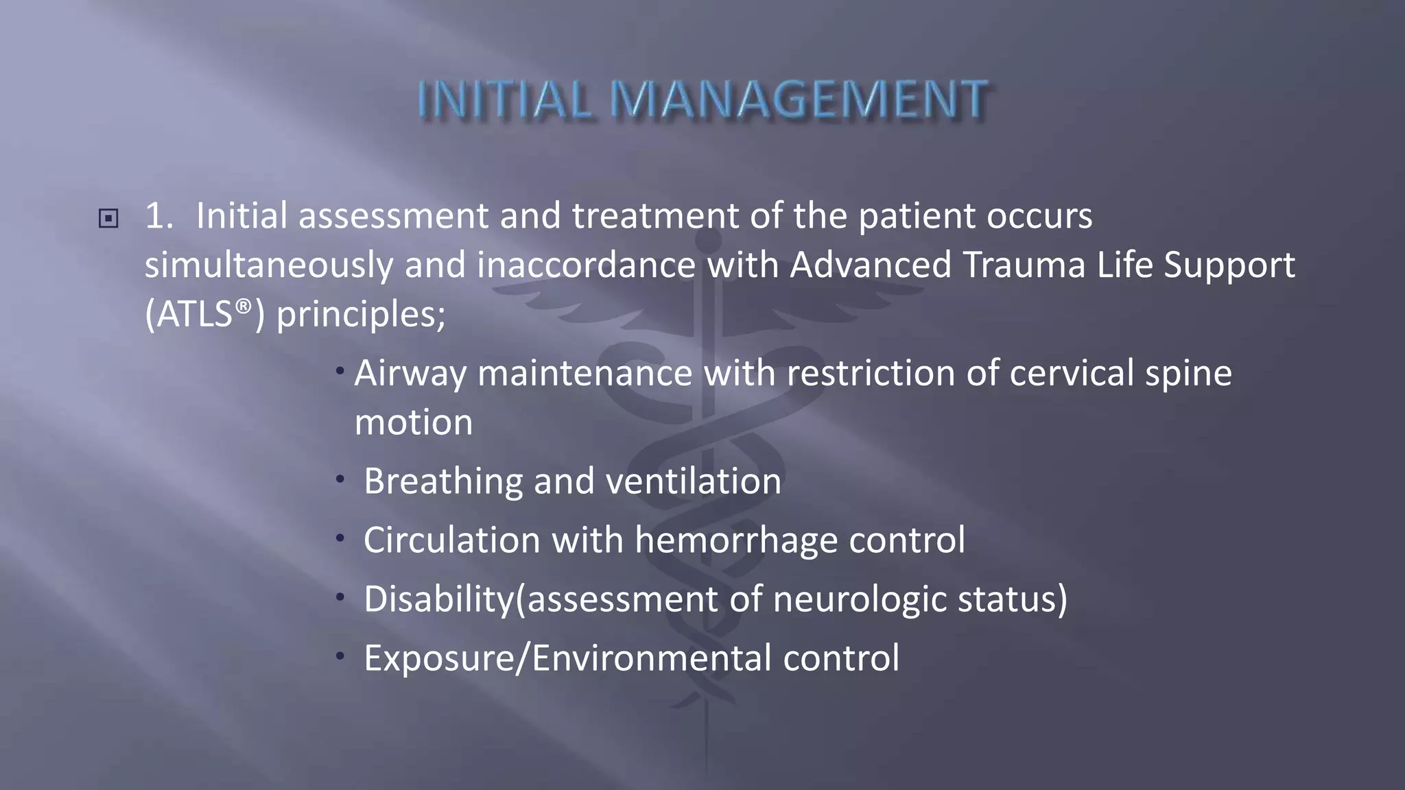 [TRAUMATOLOGY] SOFT TISSUE MANAGEMENT AND RECONSTRUCTION IN ...