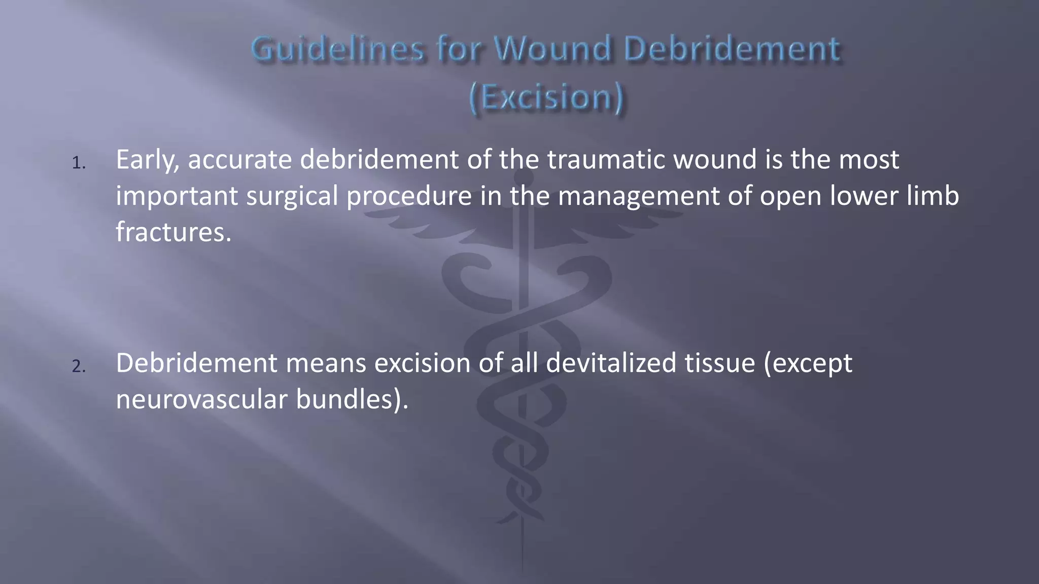[TRAUMATOLOGY] SOFT TISSUE MANAGEMENT AND RECONSTRUCTION IN ...