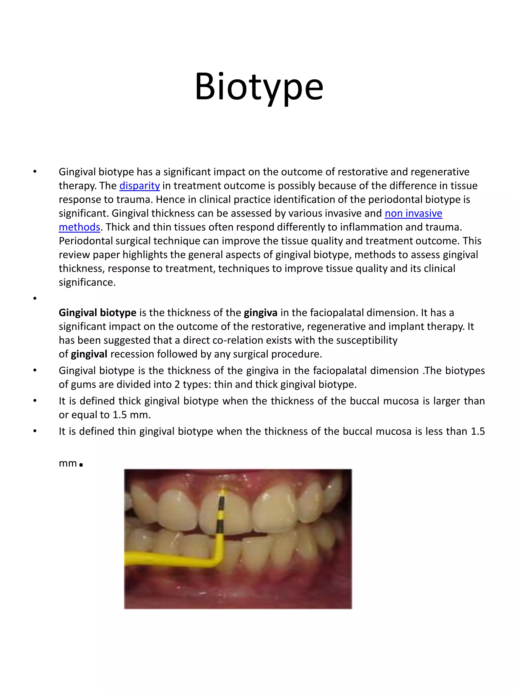 Soft tissue management around dental implant | PPTX