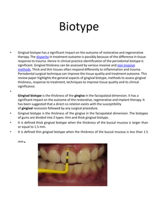Soft tissue management around dental implant | PPTX