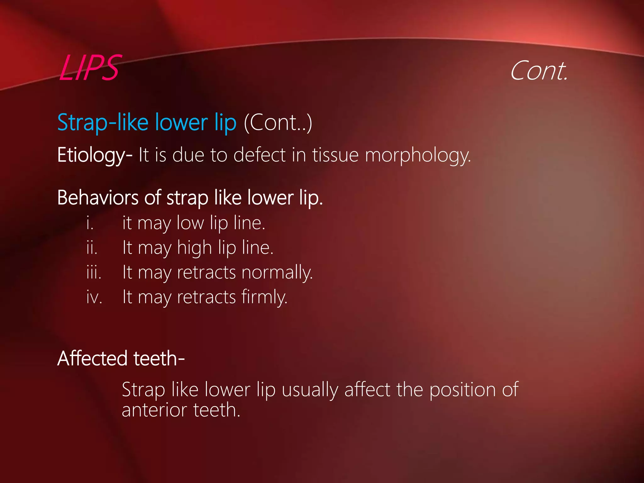 Soft tissue morphology | PPTX
