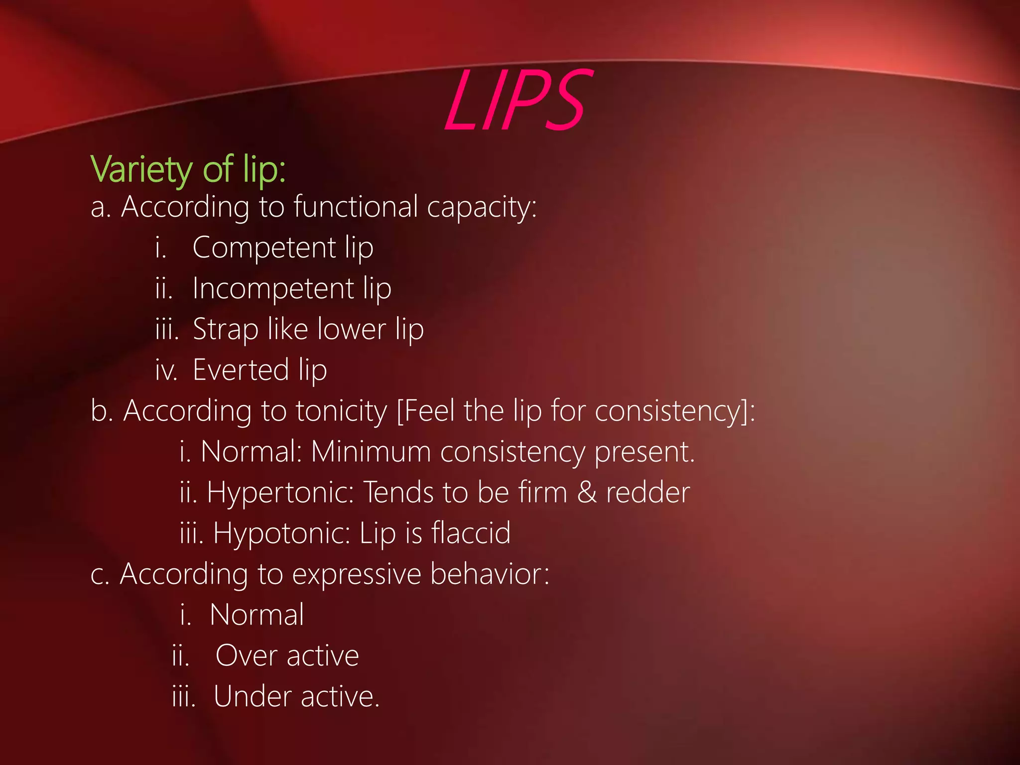 Soft tissue morphology | PPTX