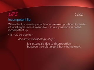 Soft tissue morphology | PPTX