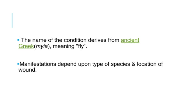 Soft tissue myiasis (MAGGOTS) || Simplified Explanation || Images ...