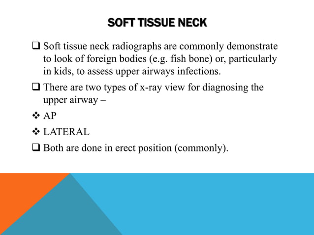 Soft tissue neck (upper airway) radiography | PPTX | Ear, Nose and ...