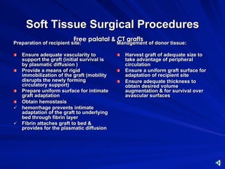 Soft tissue procedures | PDF