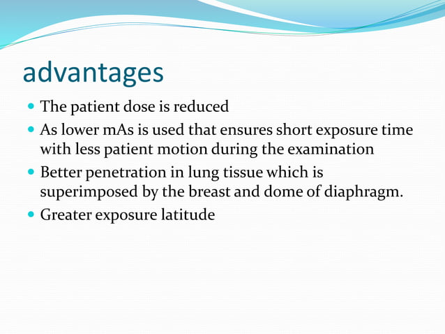 Soft tissue radiography.pptx | Lung and Respiratory Health | Diseases ...