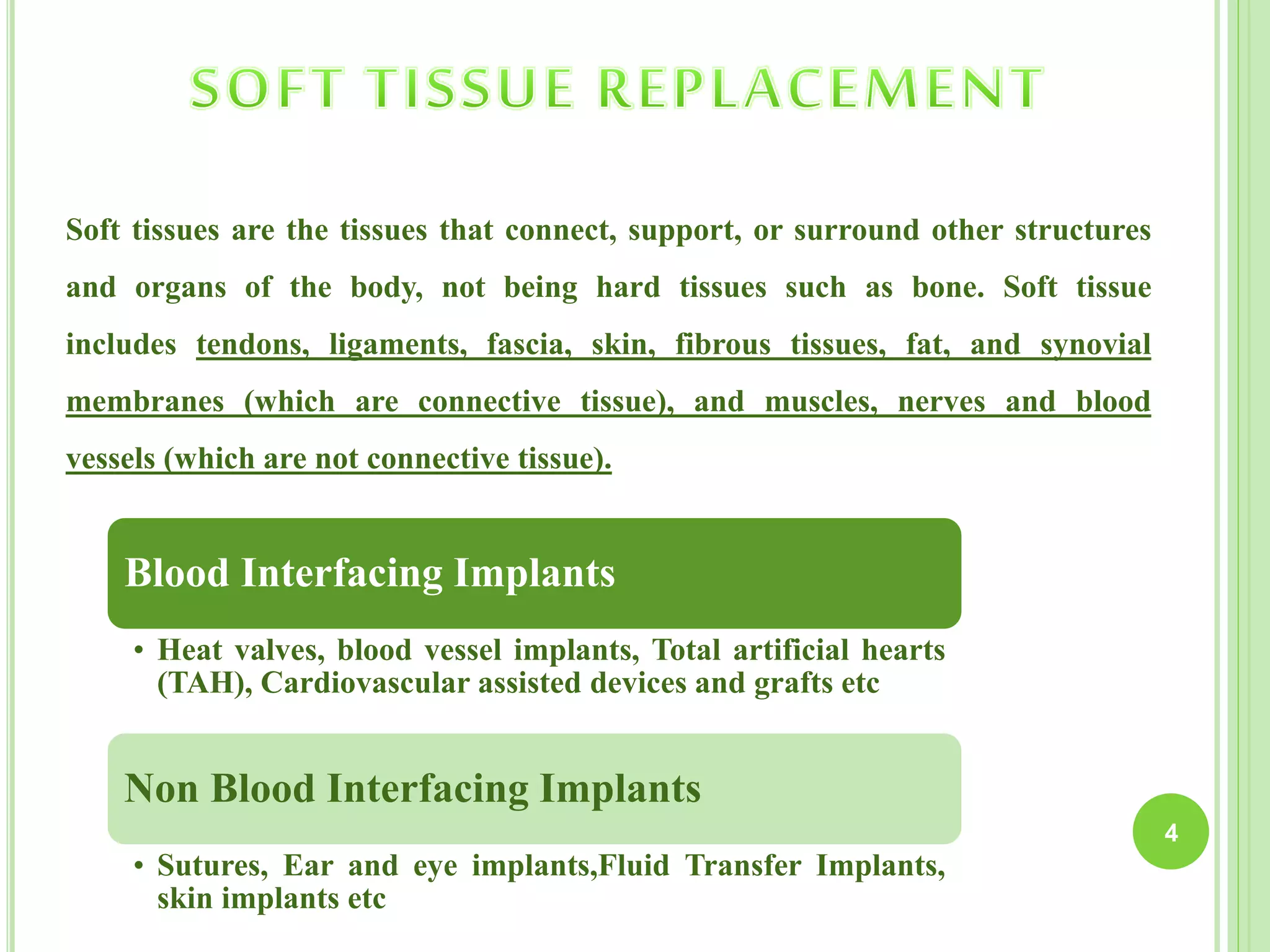 Soft tissue replacement | PPTX