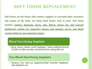 Soft tissue replacement | PPTX