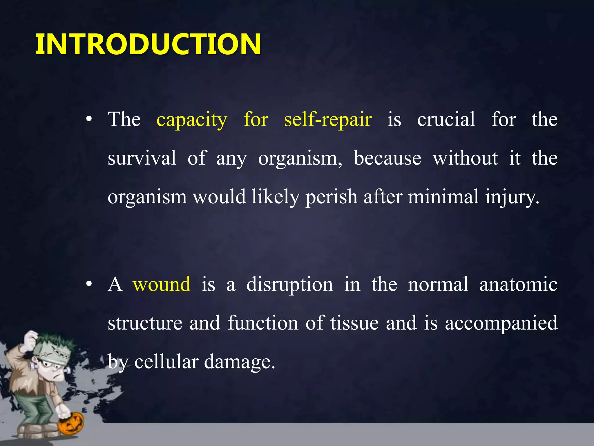 Soft tissue response and healing in omfs | PPTX