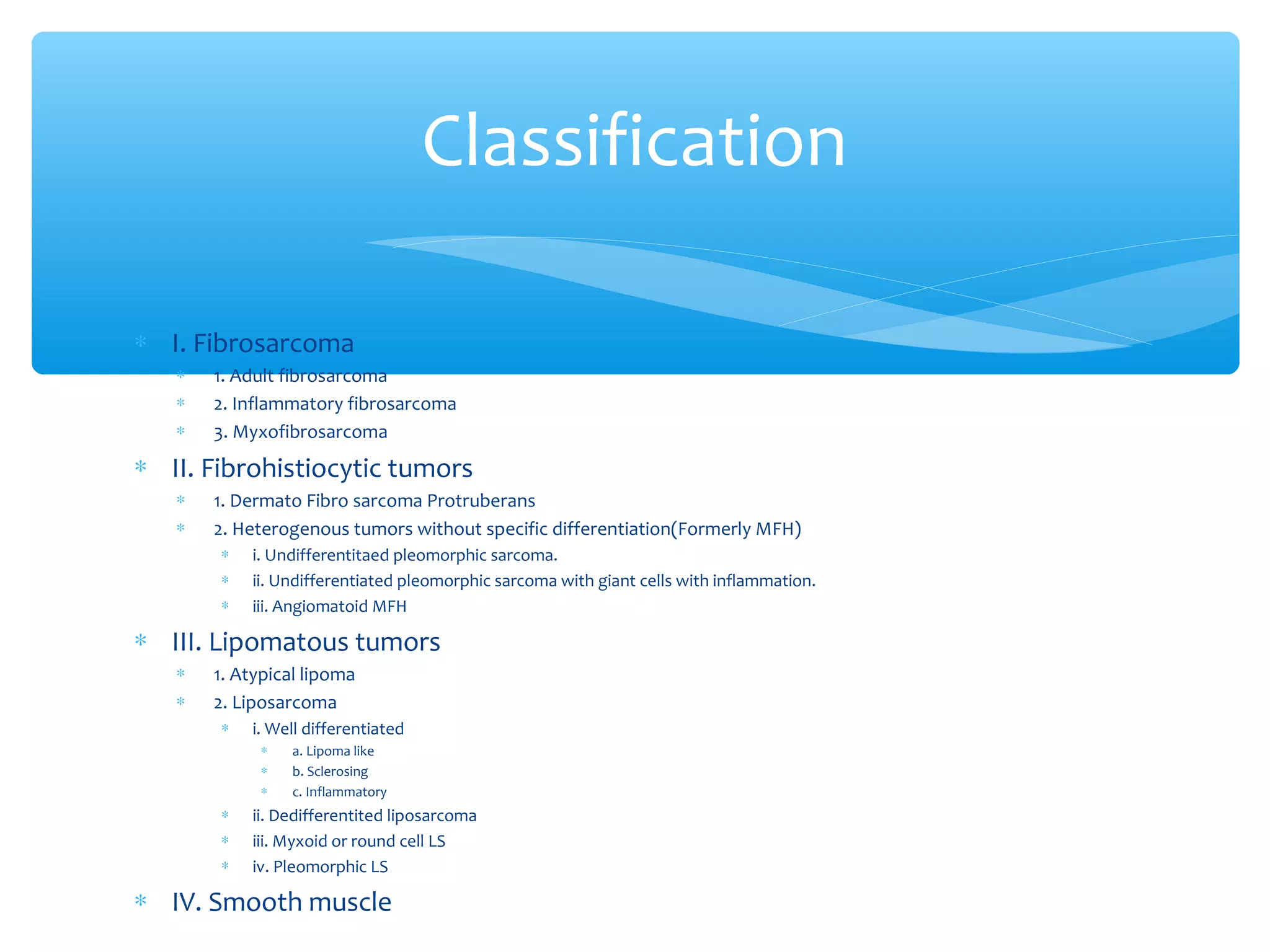Soft tissue sarcoma | PPT
