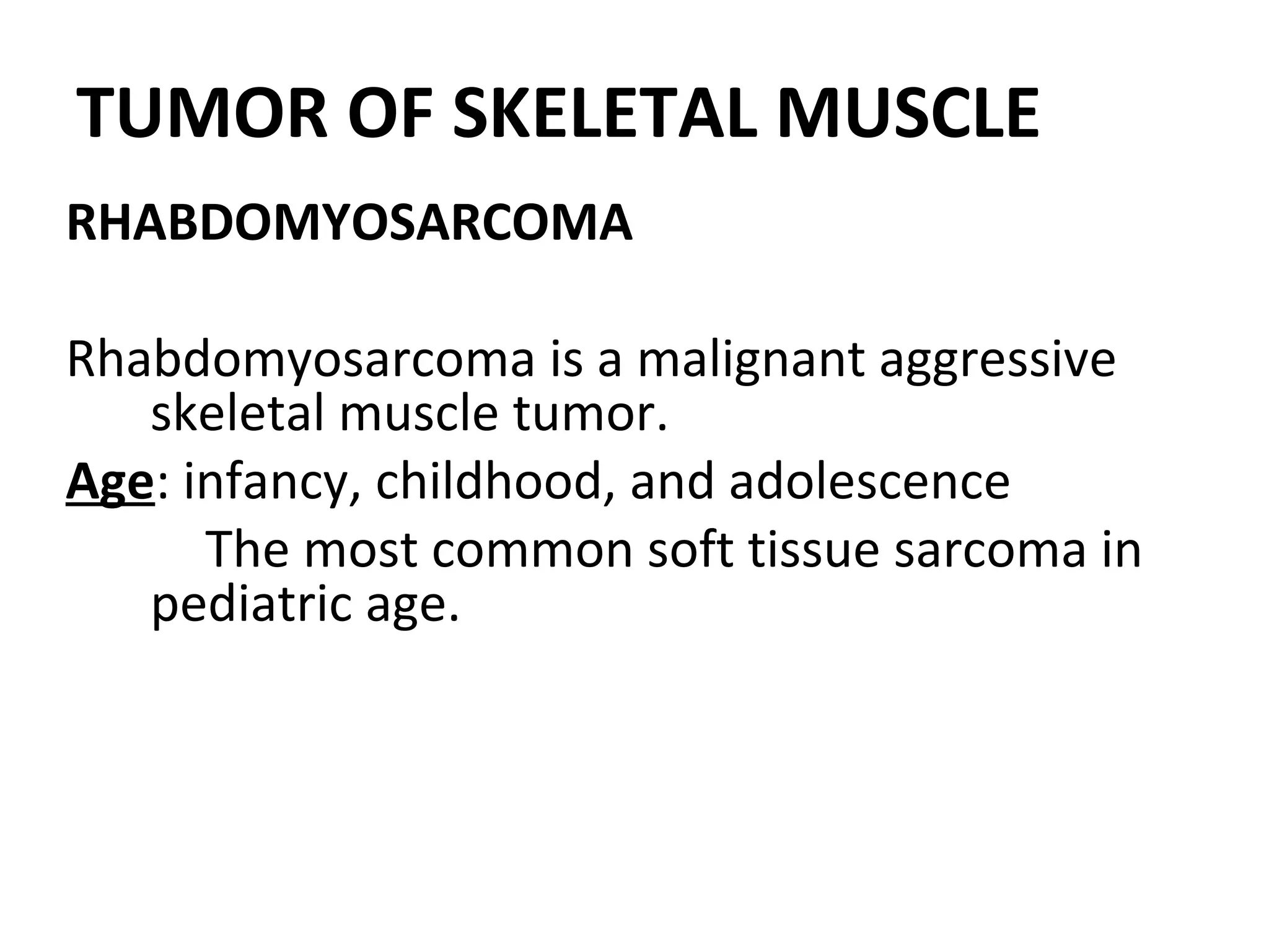 Soft Tissue Sarcoma Ppt