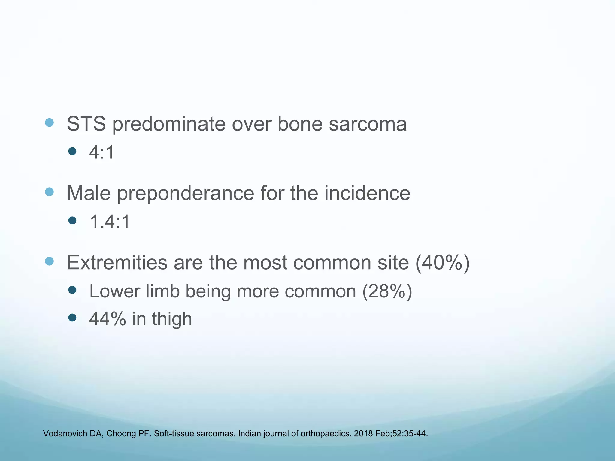 Soft tissue sarcoma | PPT