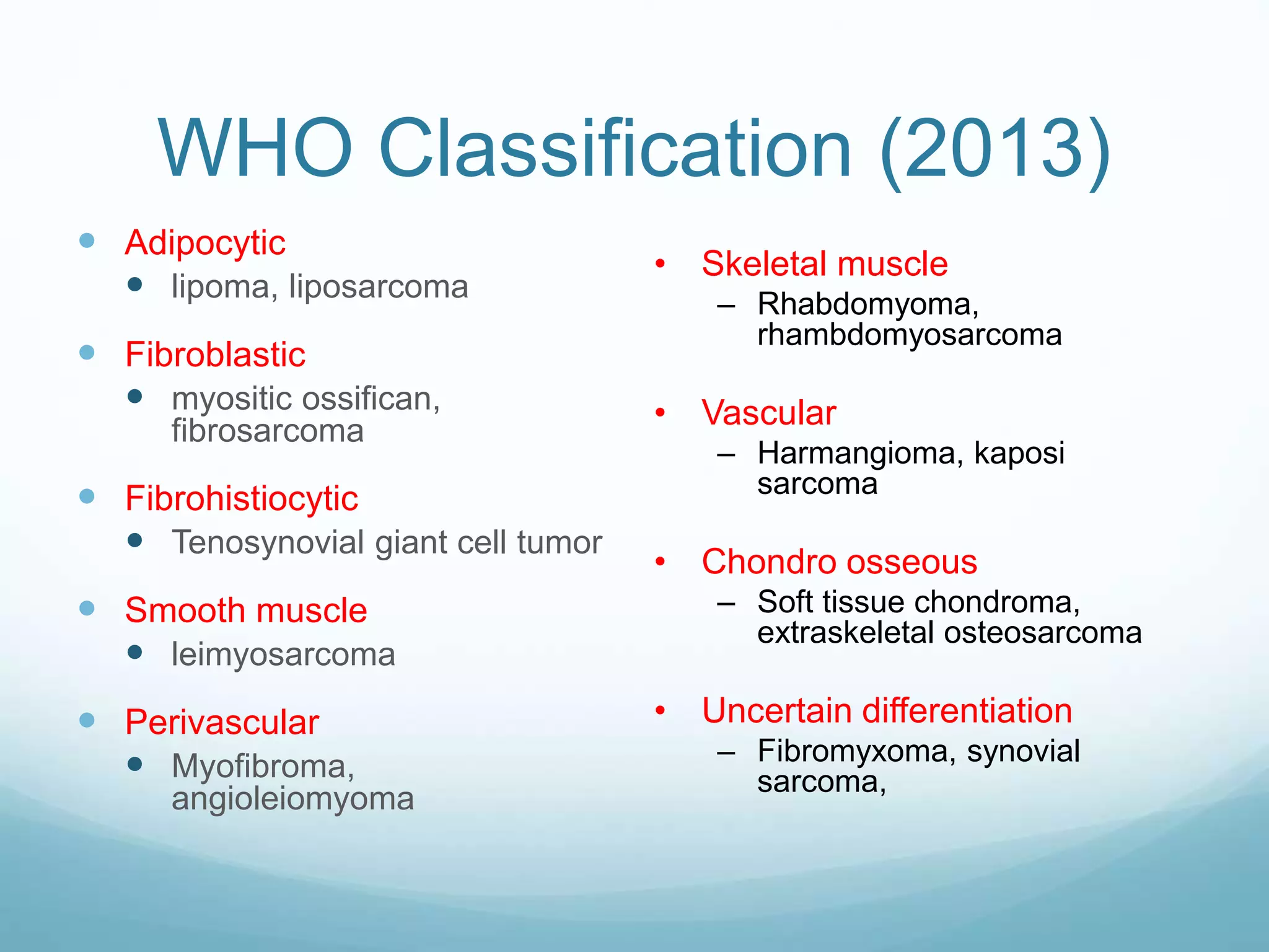 Soft tissue sarcoma | PPT