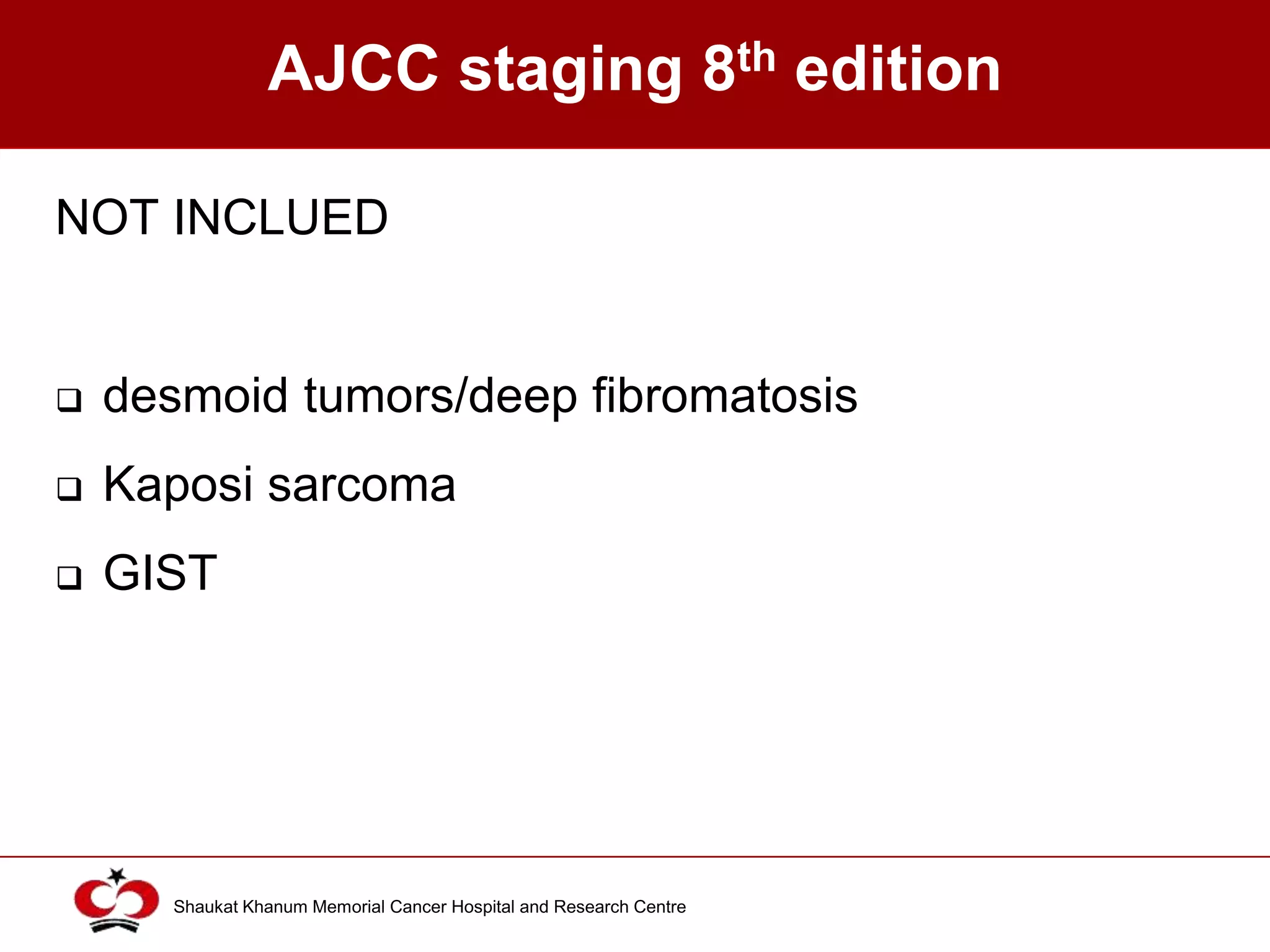 Soft tissue sarcoma (Overview) | PPTX