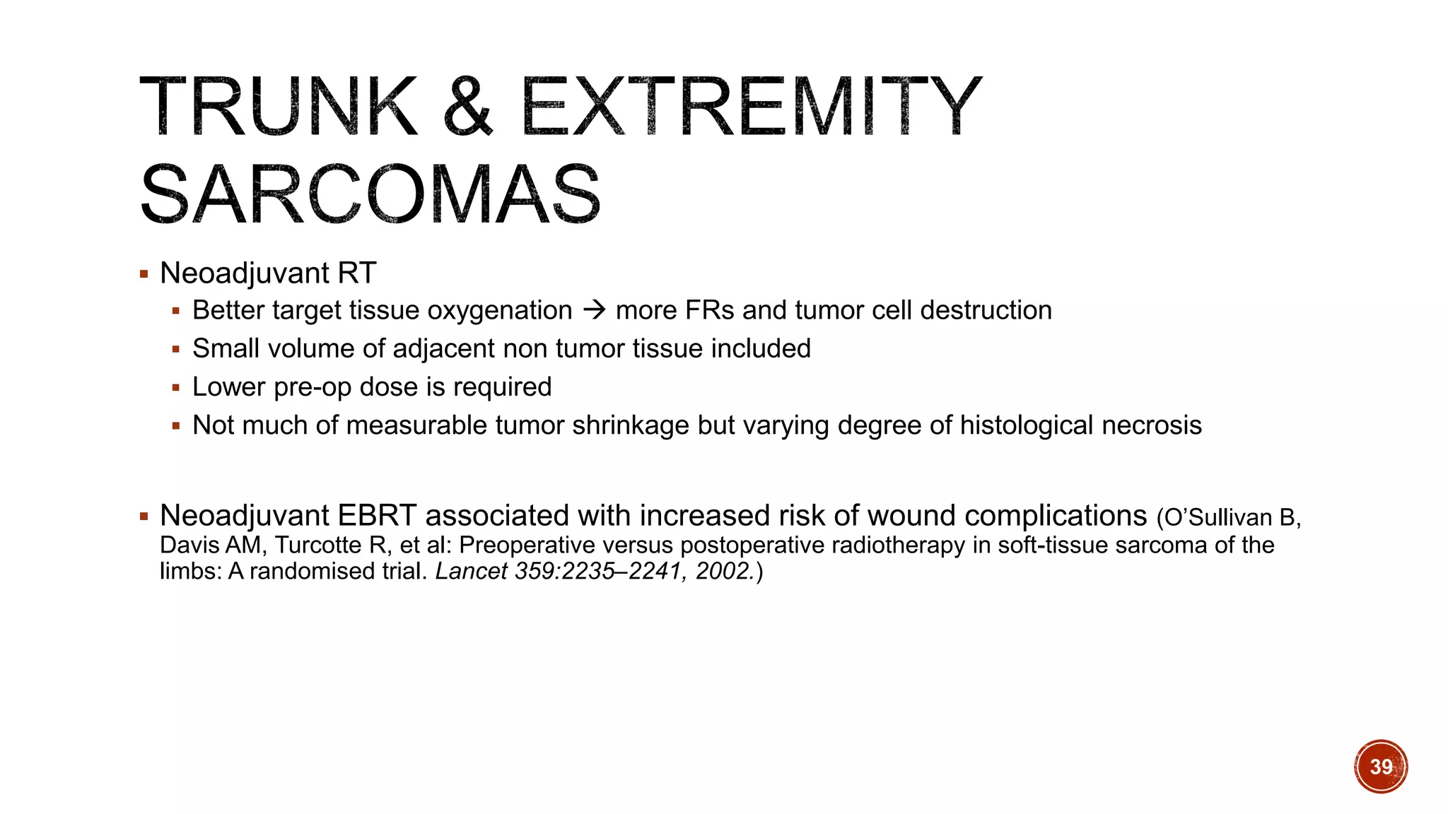 Soft tissue sarcomas | PPTX