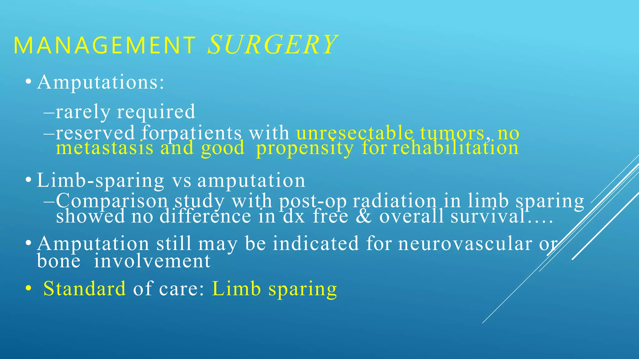 Soft tissue sarcomas | PPTX