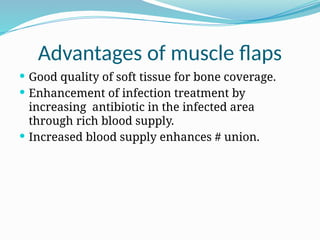 Soft Tissues Coverage . Tibia ........... | PPTX