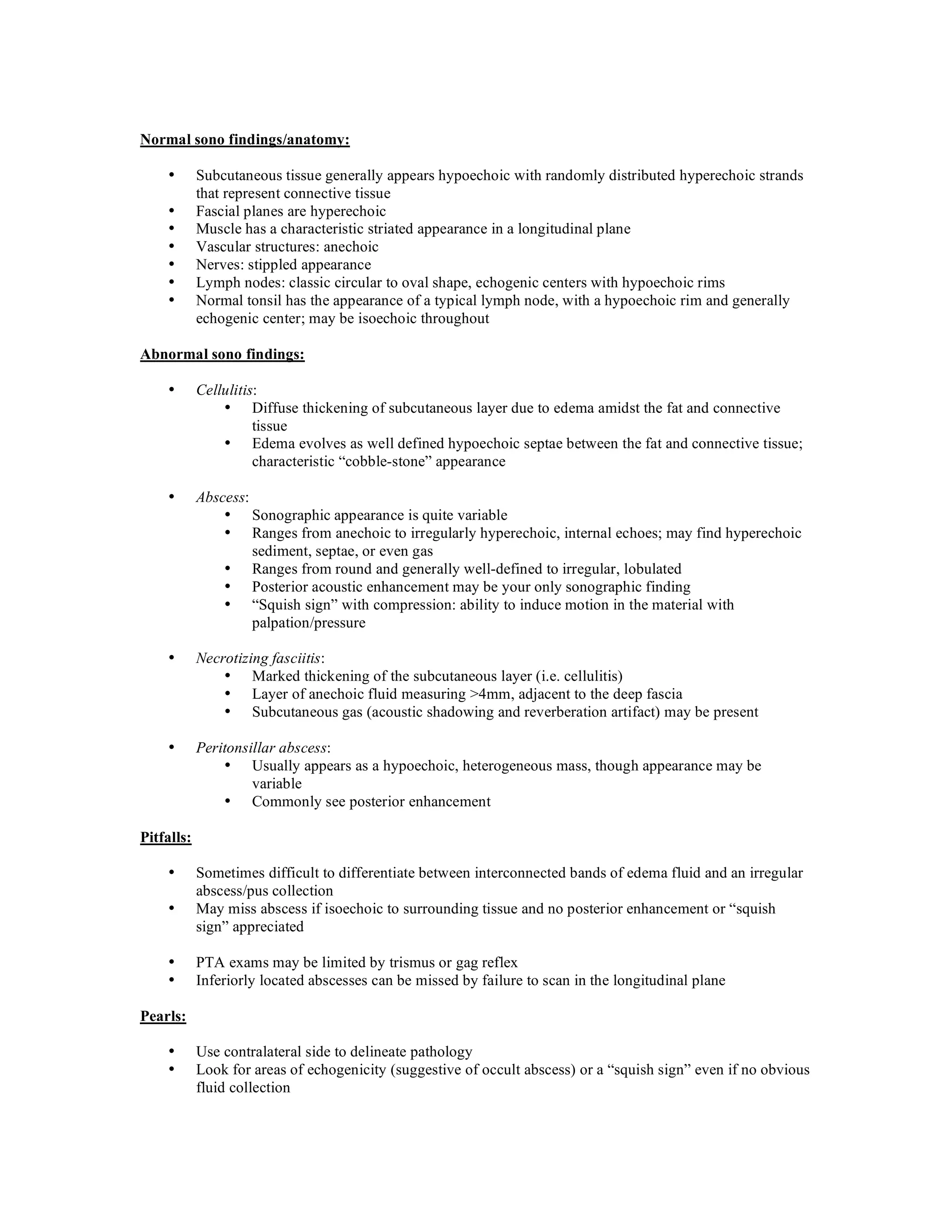Soft tissue ultrasound | PDF