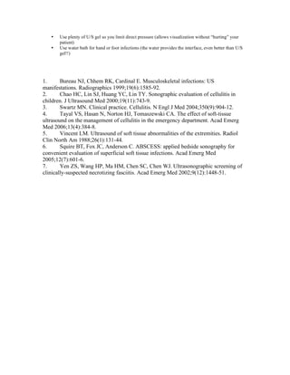 Soft tissue ultrasound | PDF