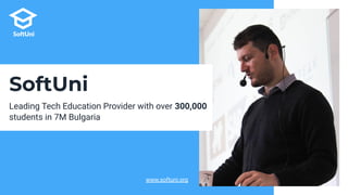 SoftUni Company Presentation (Pitch Deck) - Oct 2021 | PDF