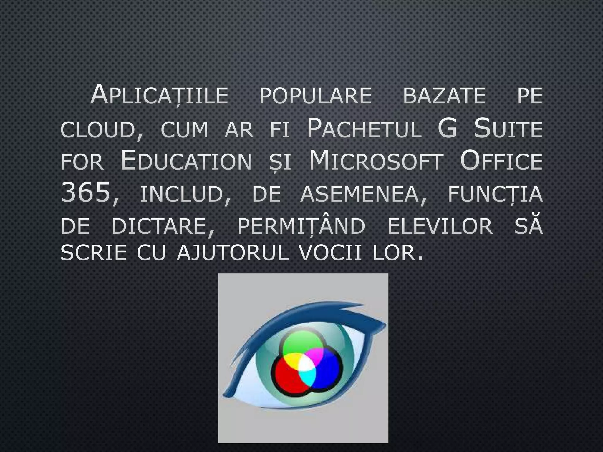 Softuri educaţionale pentru elevii cu deficiente psihomotorii și ...
