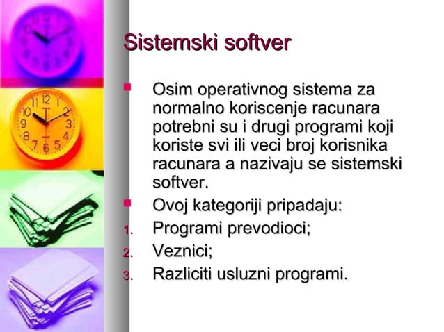 Racunarski Softver | PPT