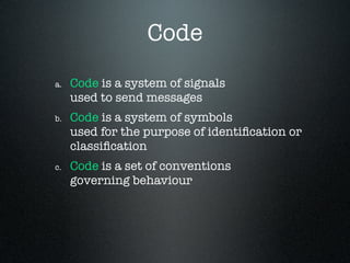 Software, from Code into the Clouds | PPT