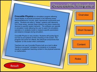 Crocodile Physics | PPT