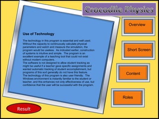 Crocodile Physics | PPT