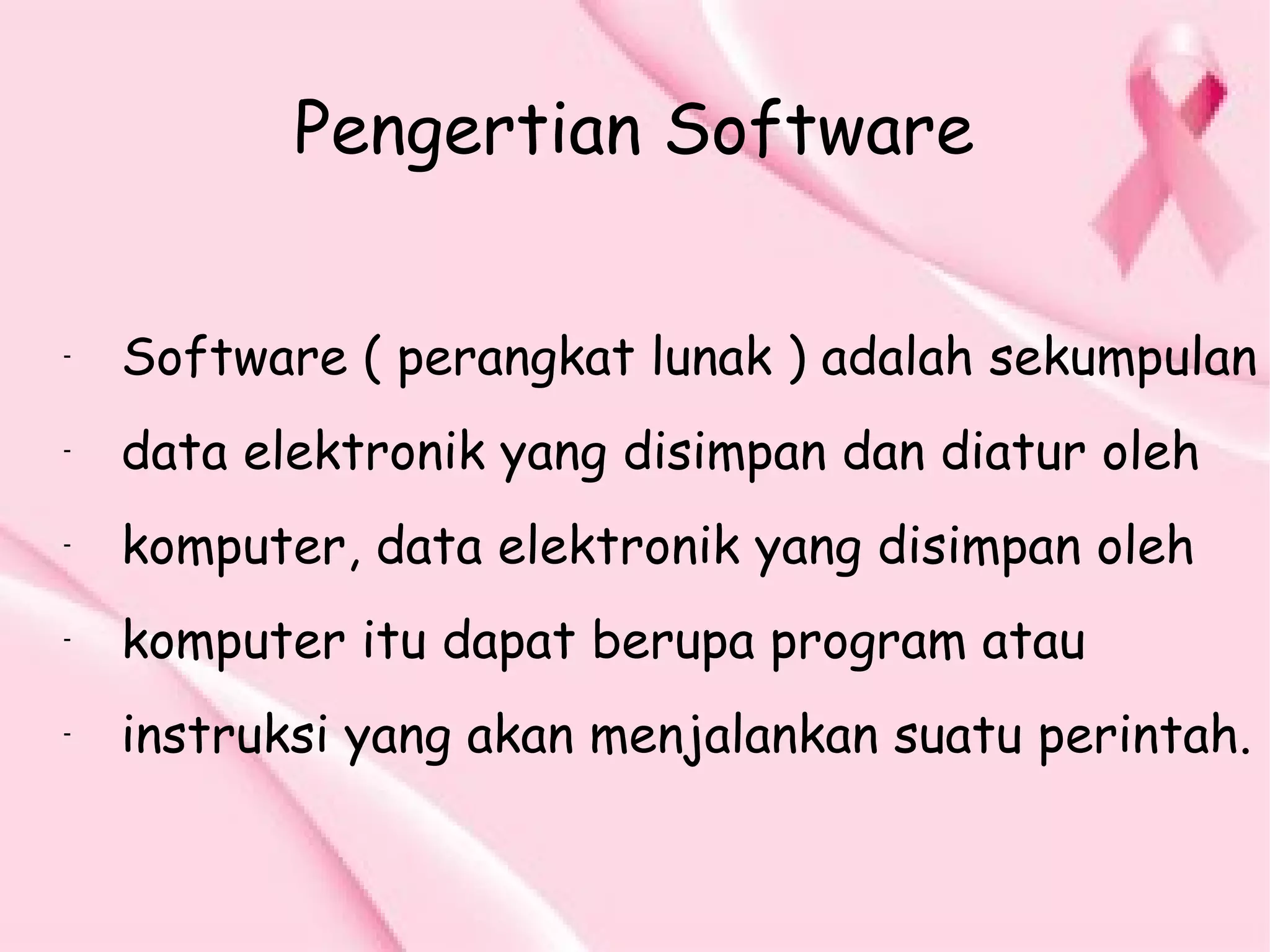 Pengertian dan Jenis-Jenis Software | ODP