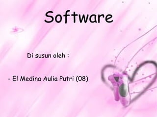 Pengertian dan Jenis-Jenis Software | ODP