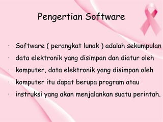 Pengertian dan Jenis-Jenis Software | ODP
