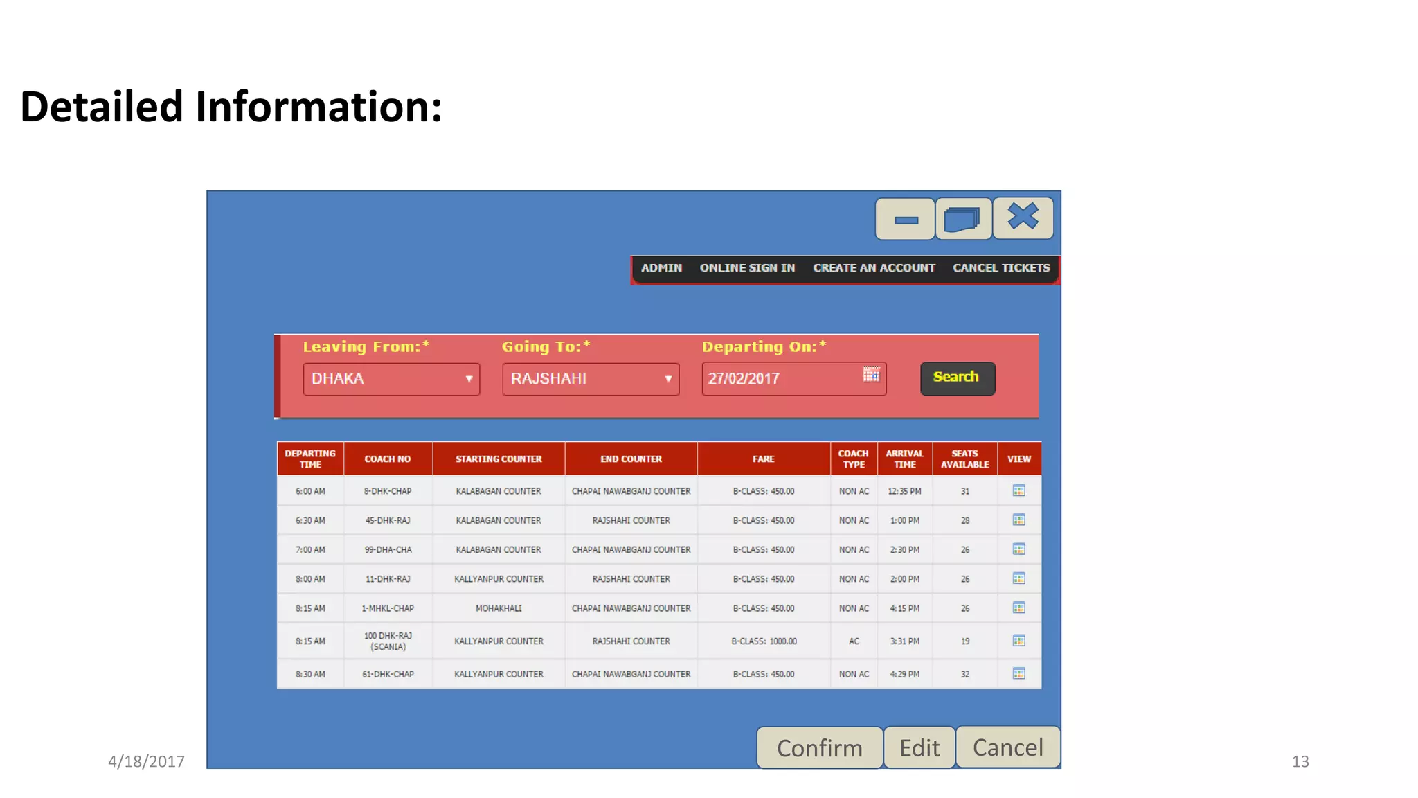 online bus ticket booking system | PPTX